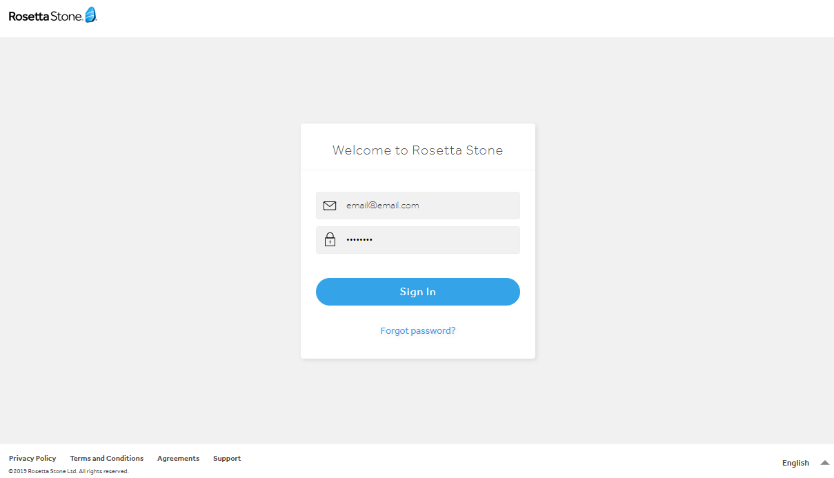 Signing into Catalyst | Rosetta Stone® Support