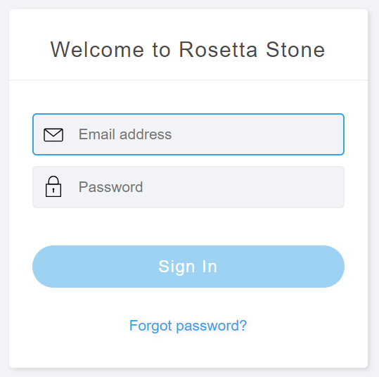 Reset Your Rosetta Stone Password | Rosetta Stone® Support