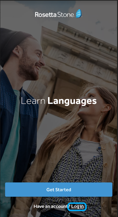 Signing in to the Learn Languages App | Rosetta Stone® Support