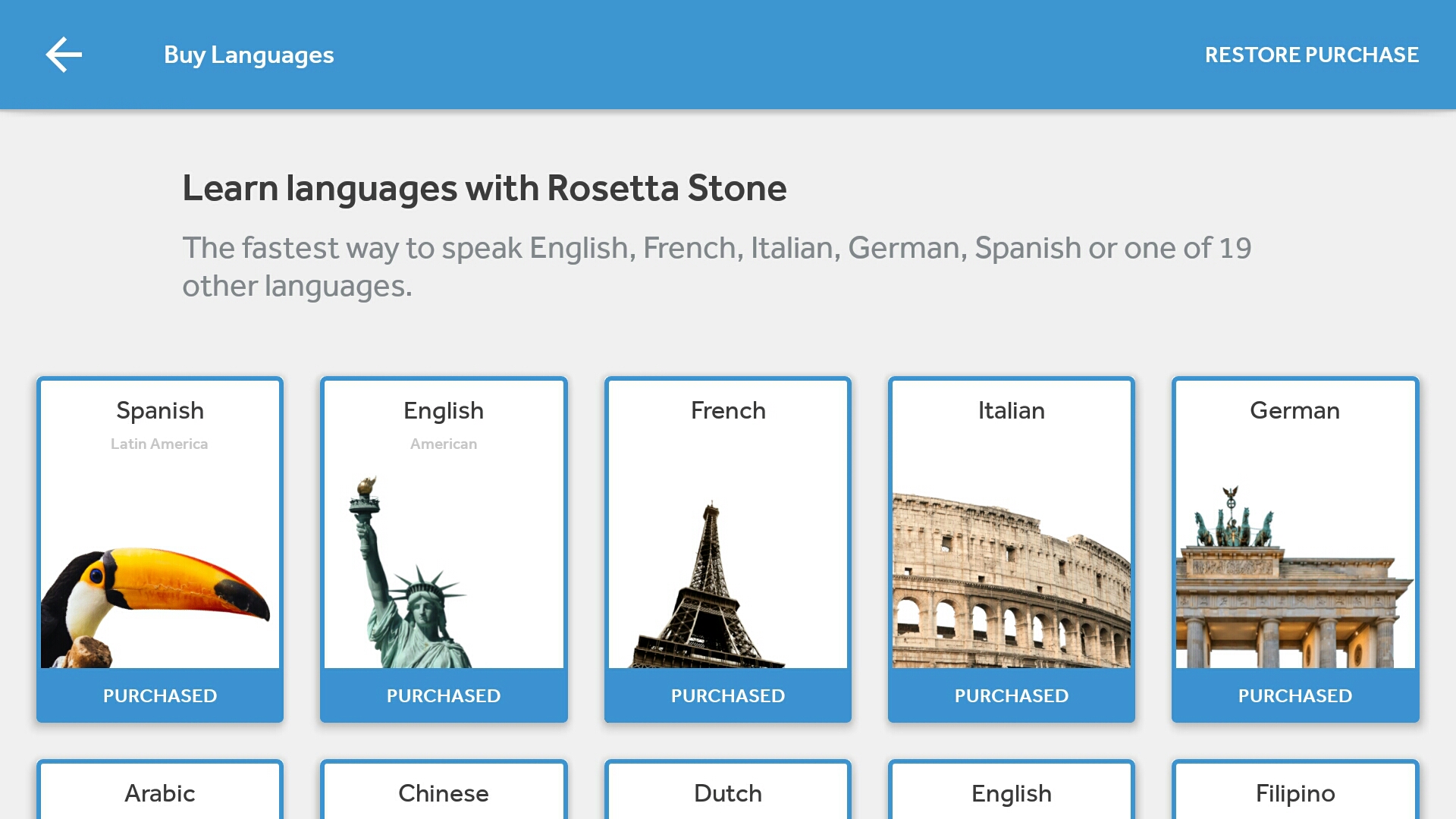 Rosetta Stone: Learn, Practice (Android Devices) | Rosetta Stone® Support
