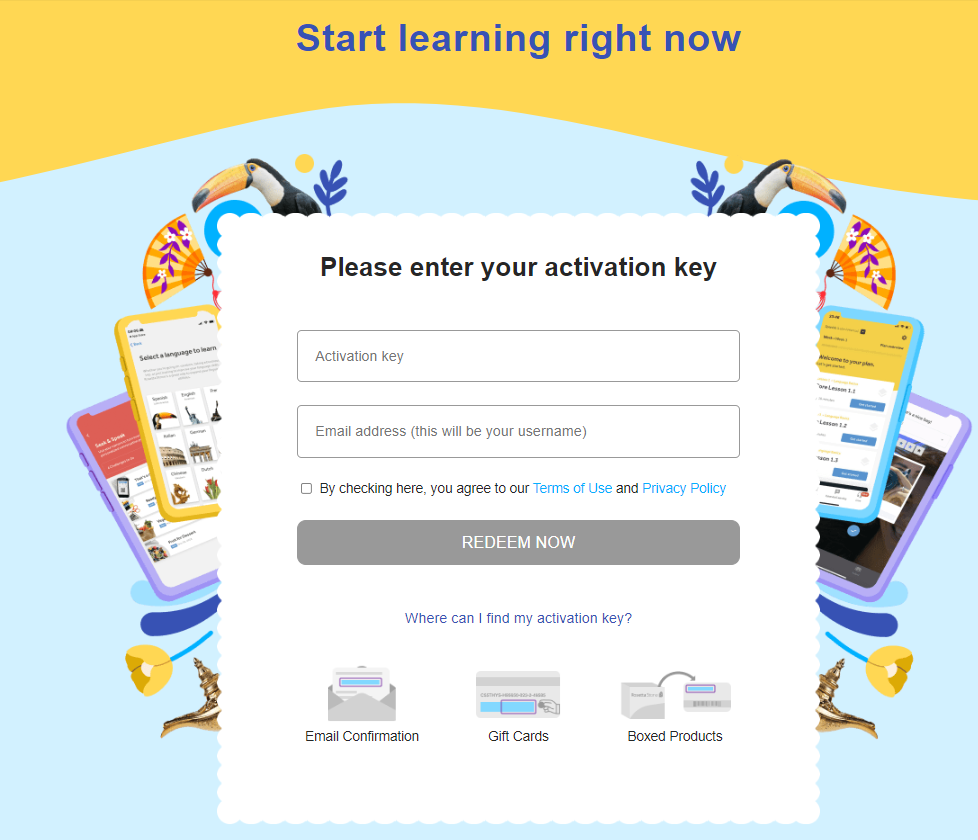Activate Your Product Rosetta Stone Support