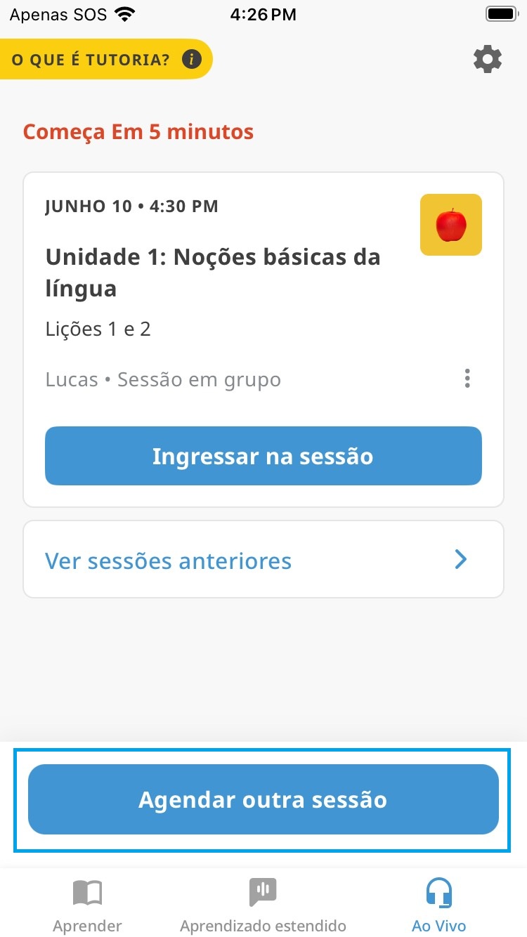 Sessões de tutoria móvel | Rosetta Stone® Support